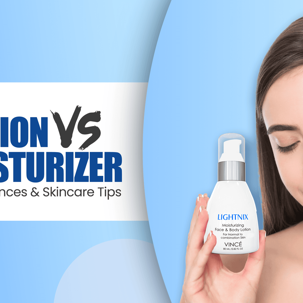 Body Lotion vs Moisturizer: Key Differences & Skincare Tips – Vince Care