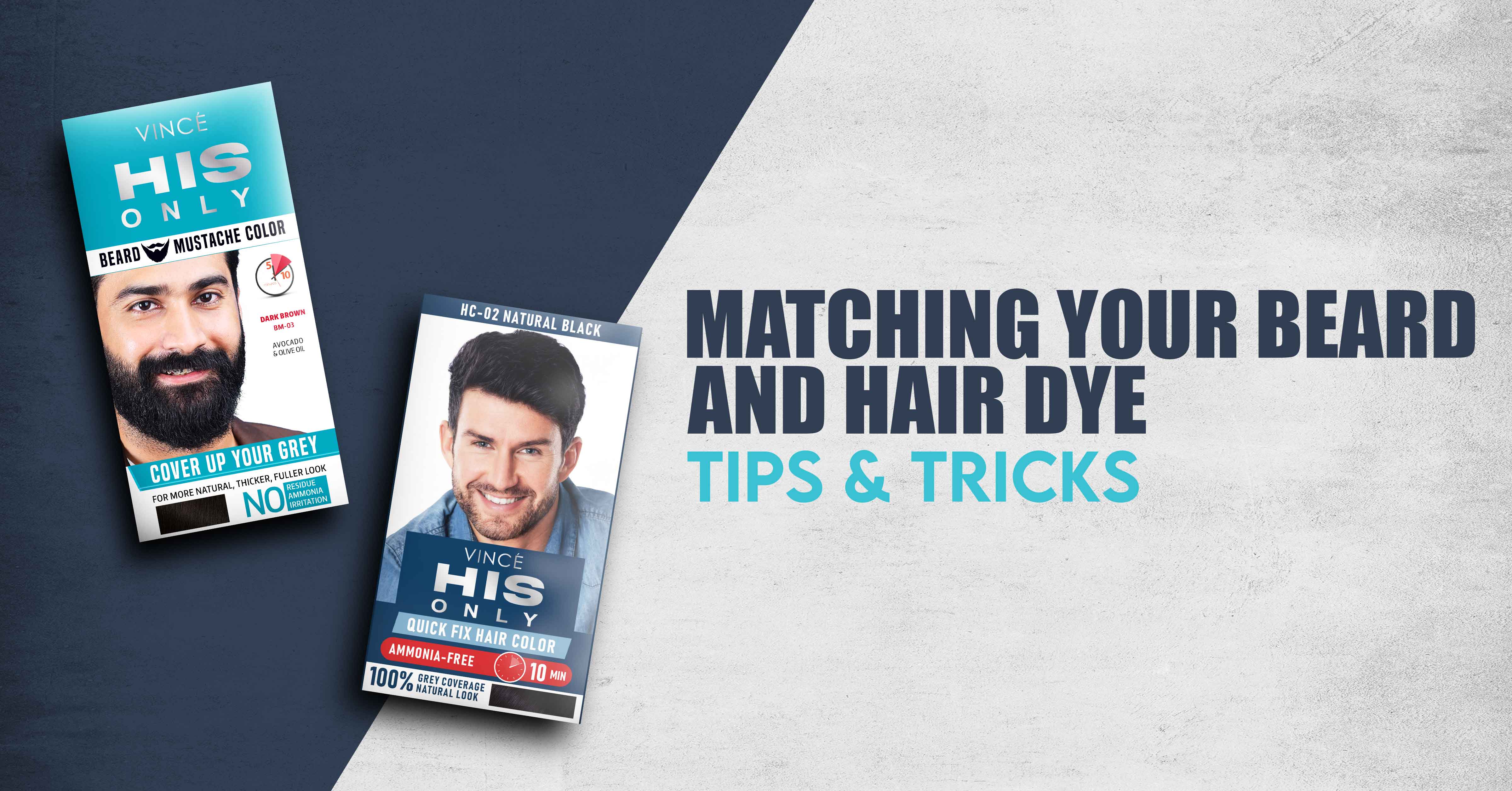 Matching Your Beard and Hair Dye: Tips & Tricks – Vince Care