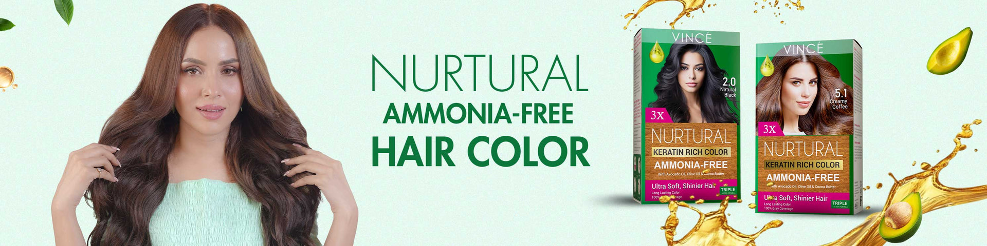 Nurtural Hair Color For Women in Pakistan by VINCE – Vince Care