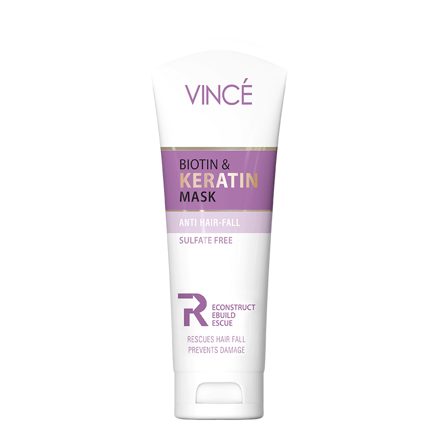Biotin & Keratin Mask For Dry Hairs | Hair Mask | Vince Care