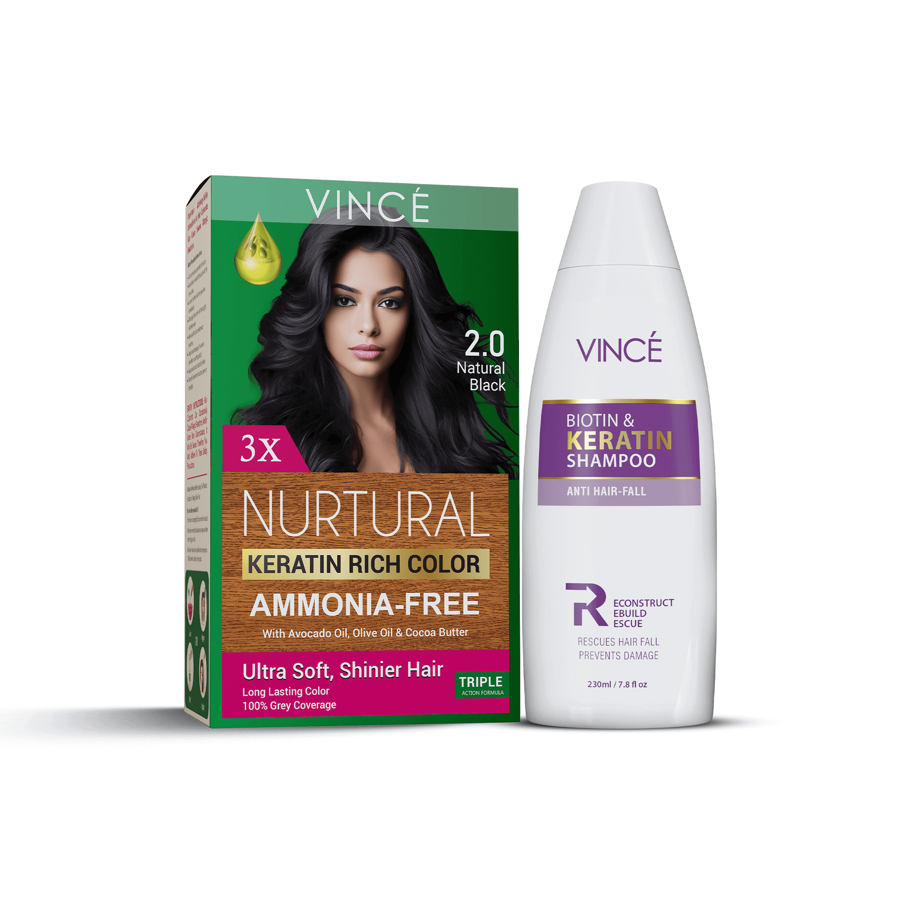 Nurtural Hair Color For Women in Pakistan by VINCE