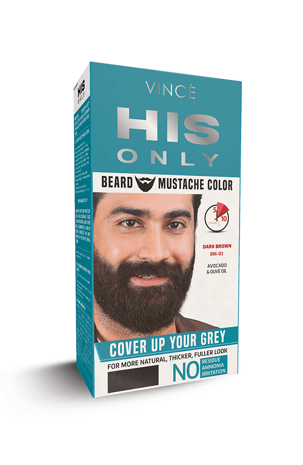 HIS ONLY - Mustache & Beard Color With 0% Ammonia by VINCE