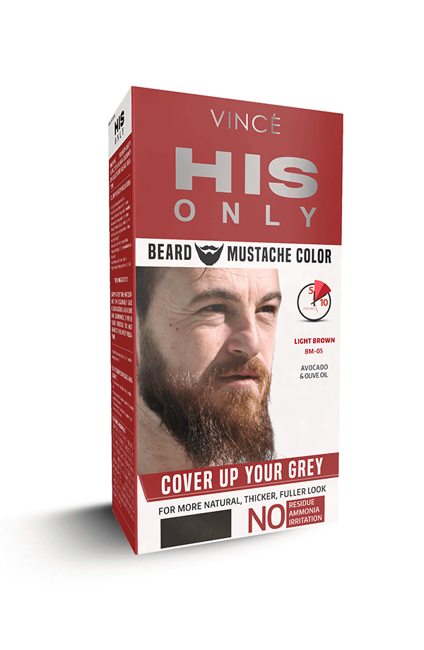 HIS ONLY - Mustache & Beard Color With 0% Ammonia by VINCE